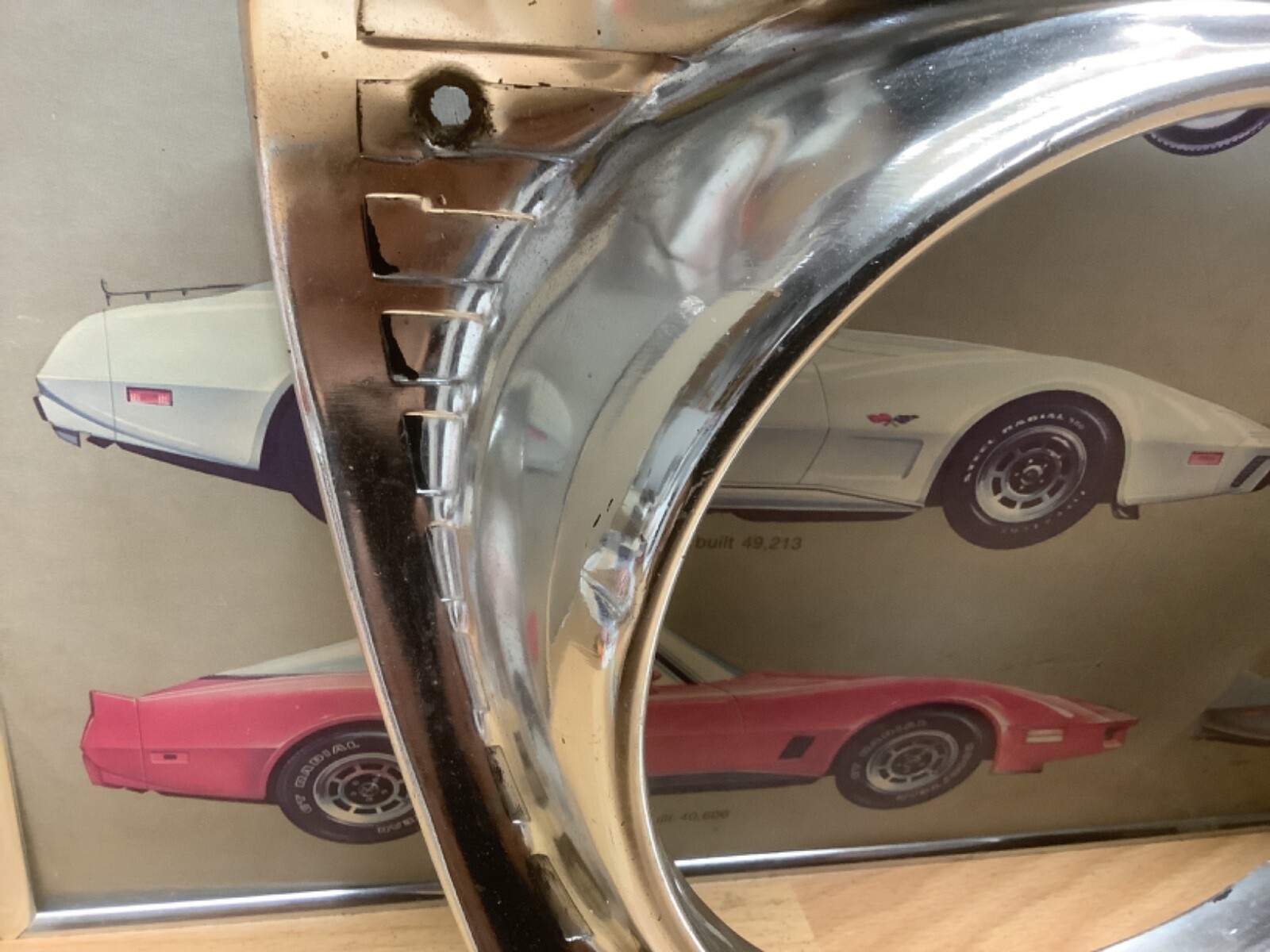 63 Ford Galaxie & Galaxie 500 XL Fairlane Headlight Door Bezel SET C3AZ ...