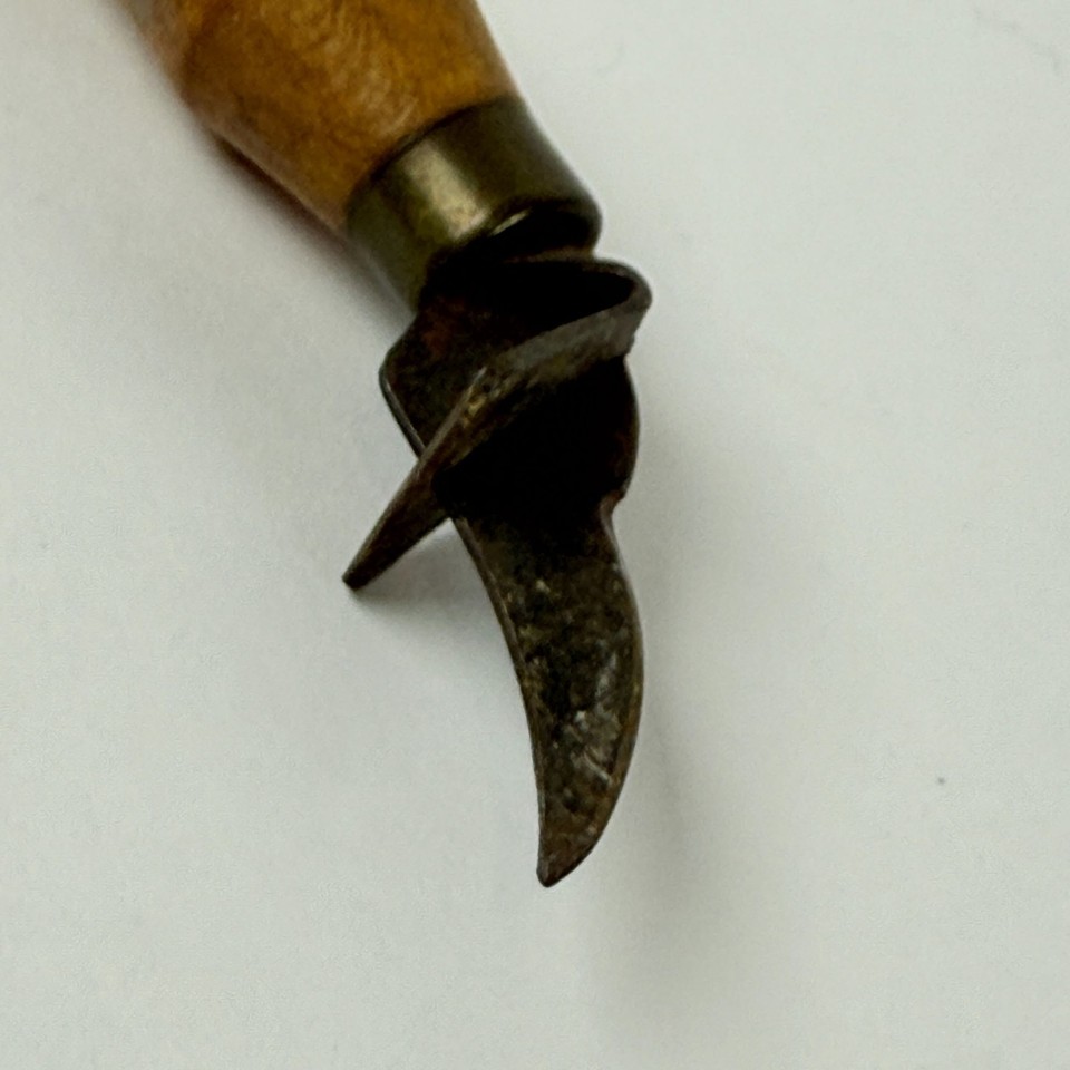 Vintage Wood Handle Steel Tip Tools Rustic Workshop Decor Antique Hand ...