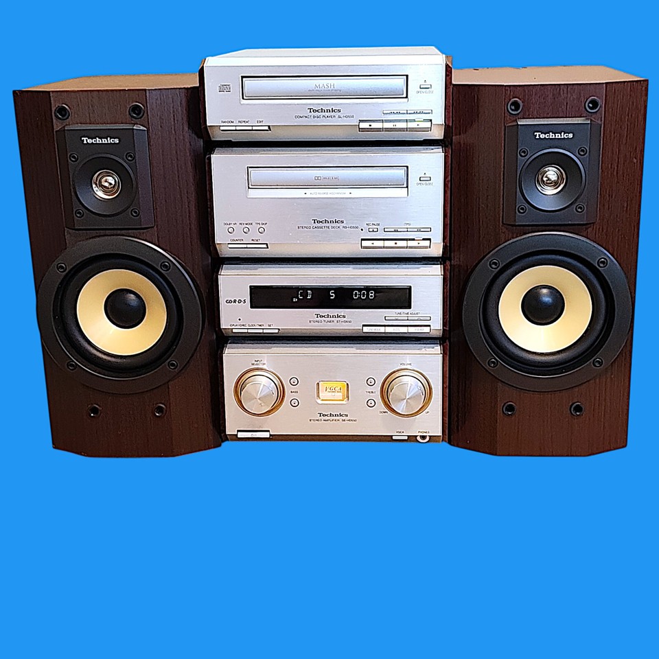 Technics SC-HD550 Amp Tuner CD Tape Speakers Stereo Stack System Fully Working | eBay UK