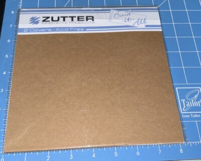 Zutter - Bind-It-All 2 Covers Acid Free 8" x 8" Brown #2732 Scrapbooking Crafts | eBay