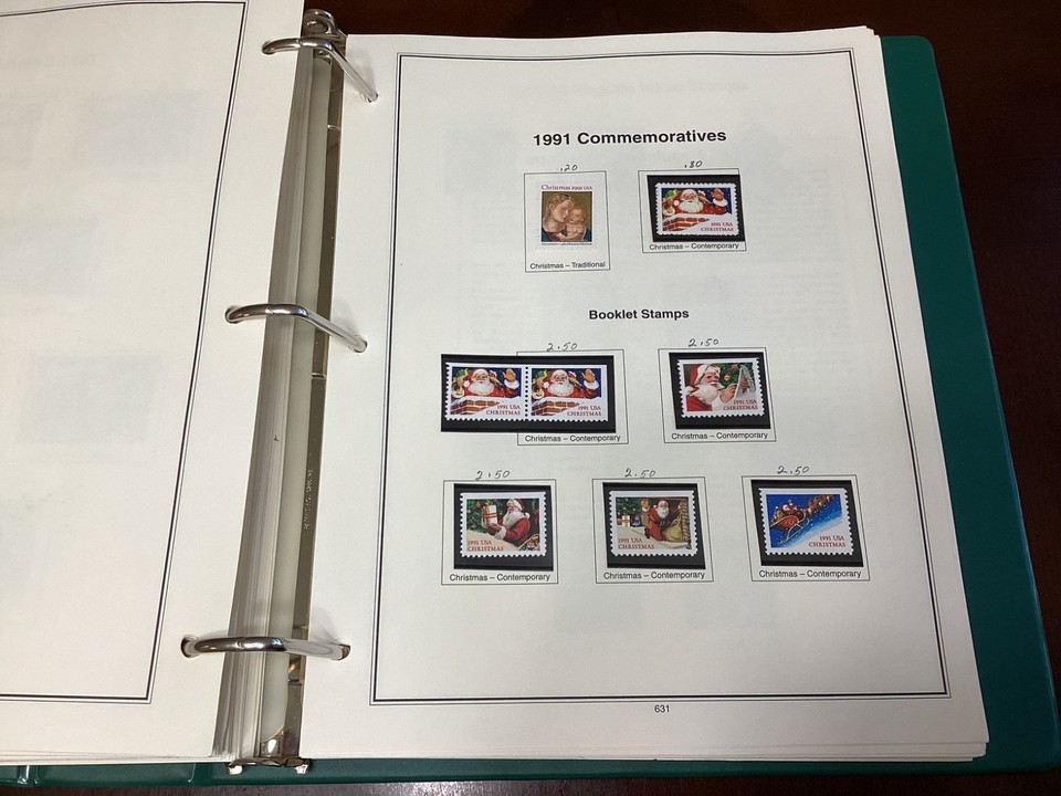 American Heirloom Collection Vol. 2 US Stamp Album Binder Few Mint ...