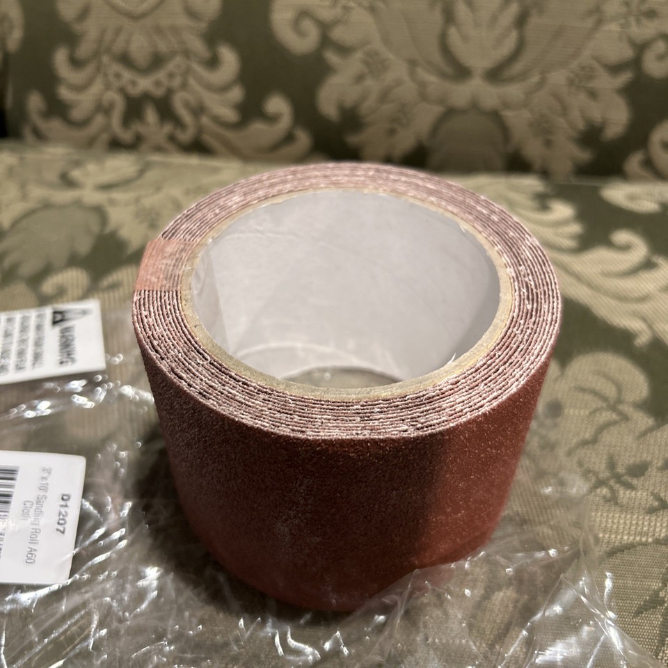 Steelex D1207 3" x 10' Aluminum Oxide Sanding Roll 60 Grit Cloth ...