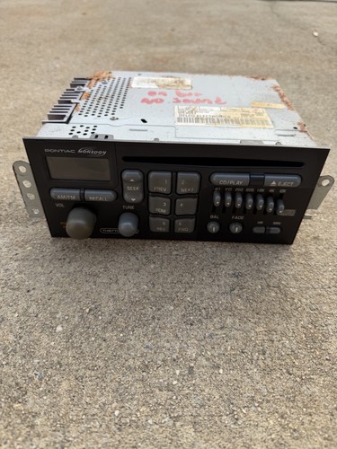 98-02 Pontiac Firebird Trans Am OEM Monsoon GM Radio AM/FM 09390782 | eBay