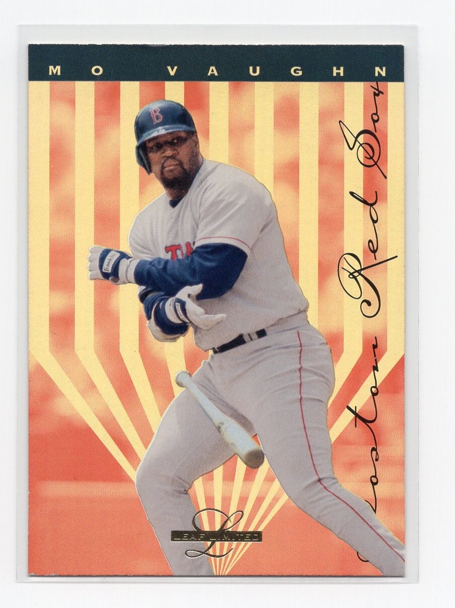 Baseball Card - 1995 Mo Vaughn 21 - Boston Red Sox Leaf Limited MLB ...