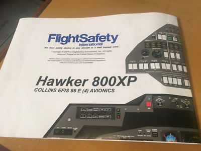 Hawker 800XP with Collins EFIS 86E Avionics Instrument Panel Poster | eBay