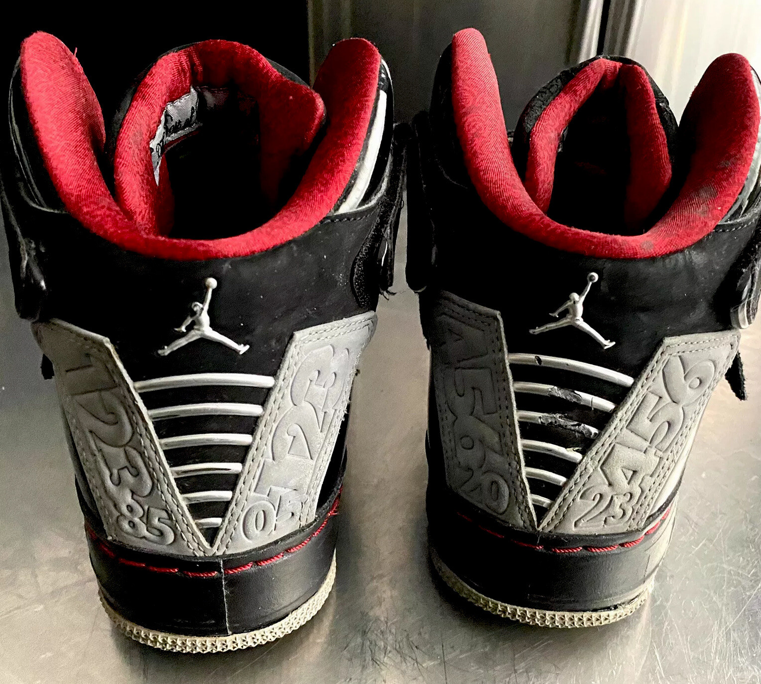 AIR JORDAN FUSION 20 XX “BEST OF BOTH WORLDS” BLACK/RED MENS 11.5 ...