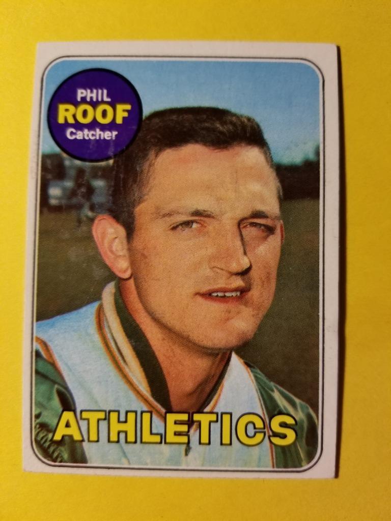 VINTAGE PHIL ROOF #334 OAKLAND ATHLETICS - 1969 TOPPS MLB BASEBALL | eBay