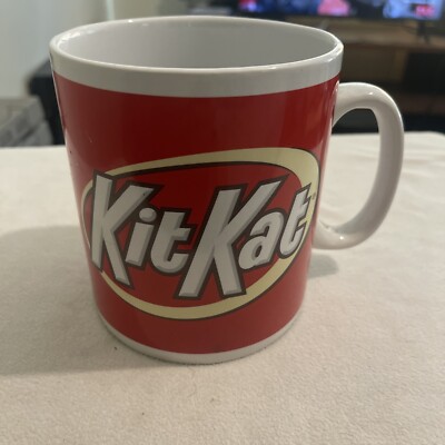 Kit Kat Galerie Mug Coffee Candy Chocolate Red Mug Cup Hershey Company ...