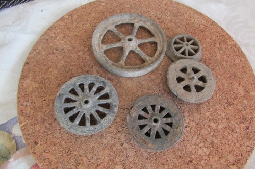 5 19th Century Metal Toy Wheels For Restoration | eBay UK