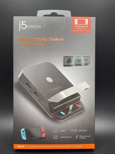 Nintendo Switch Docking Station Also OLED J5 Create JCD620 Charger ...