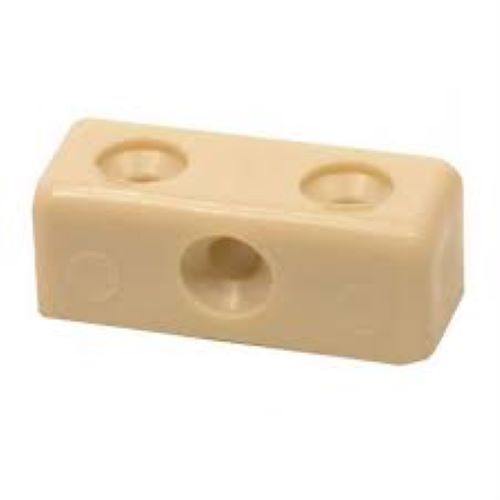 BEIGE & WHITE MODESTY BLOCKS FURNITURE CARPENTRY PANEL FIXING PACKS OF ...