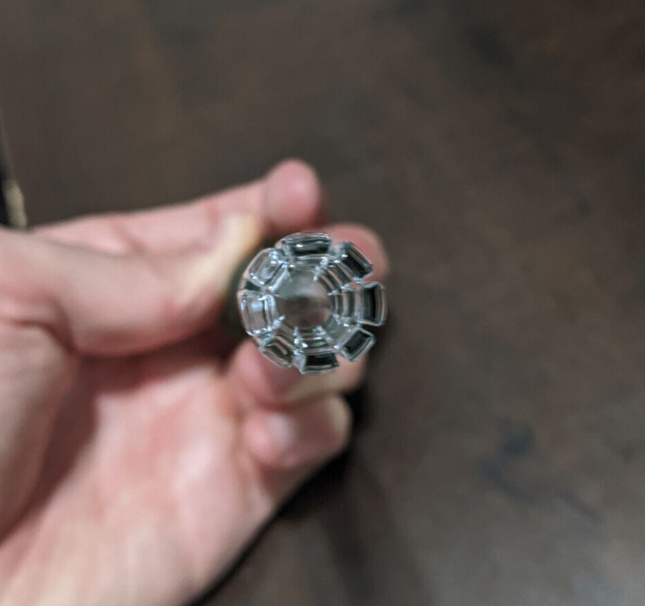 4" Inch 18mm/14mm Downstem Glass Slide Green MATRIX Perc Diffuser | eBay