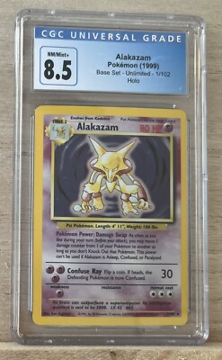 Pokémon TCG Alakazam Base Set (1999) 1/102 Holo Foil | eBay