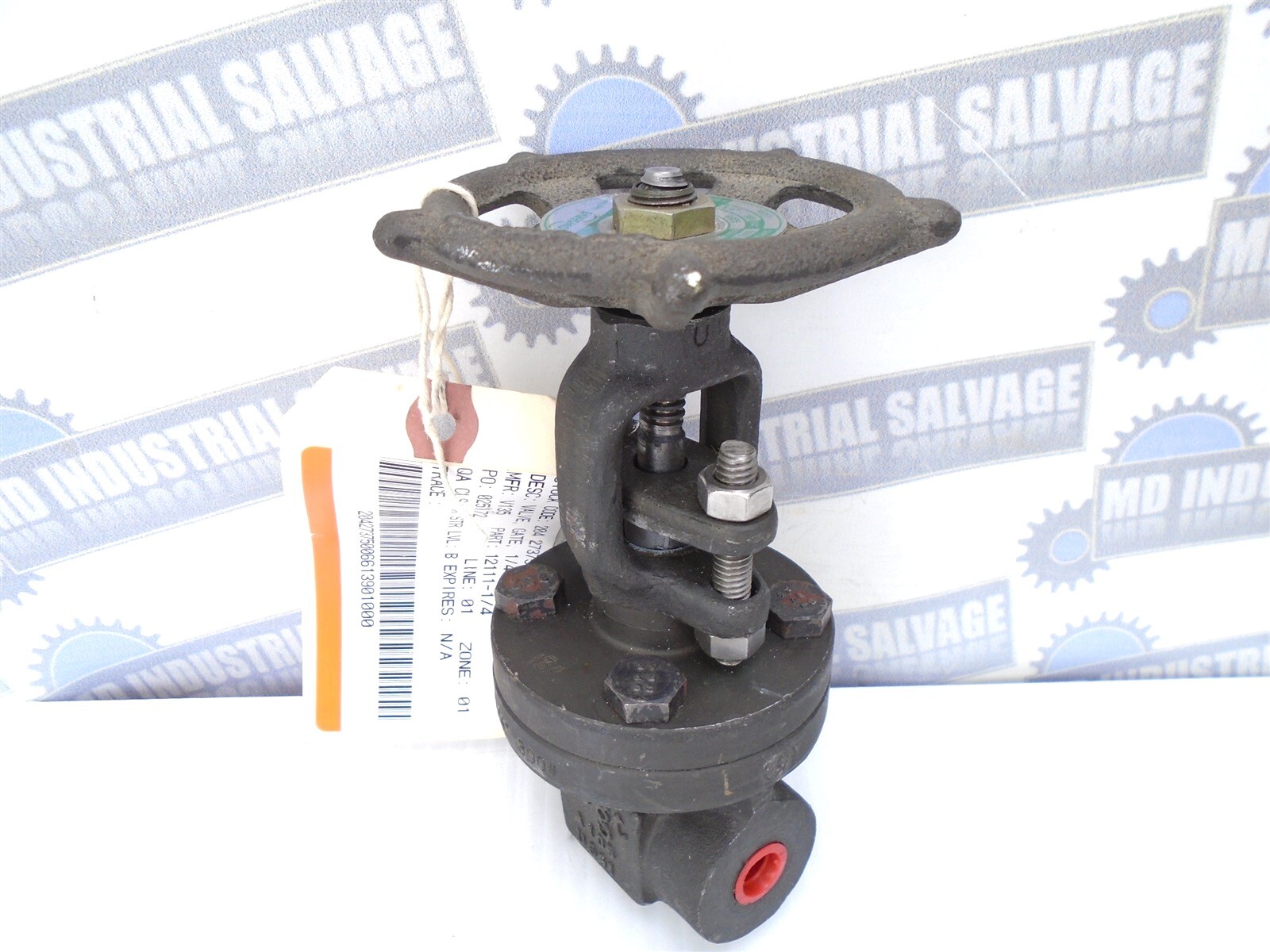 VOGT / FLOWSERVE - 12111 - 1/4"-800 - GATE VALVE - A105 - 1975 psi @100 ...