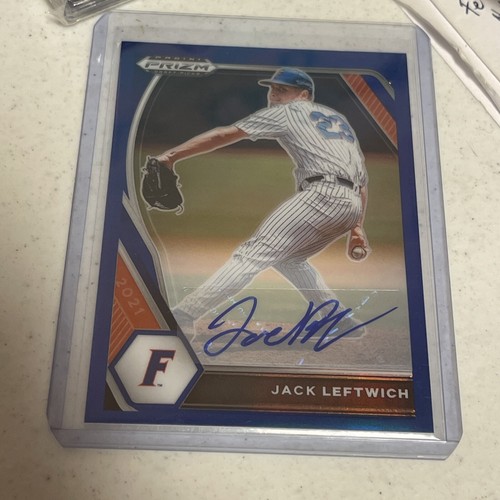 2021 Prizm Draft Picks Jack Leftwich Blue Auto /99 #PDP197 | eBay