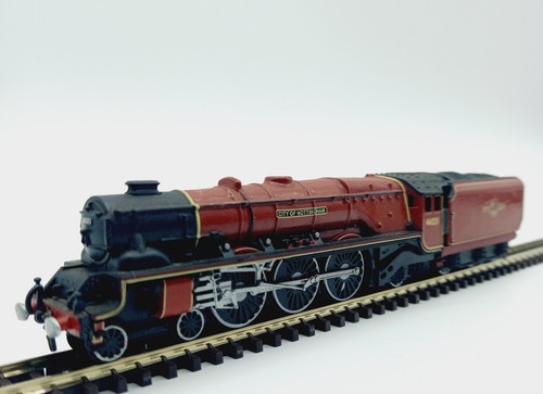 N Gauge Scale LMS Railway Duchess Nottingham Steam Locomotive Train ...