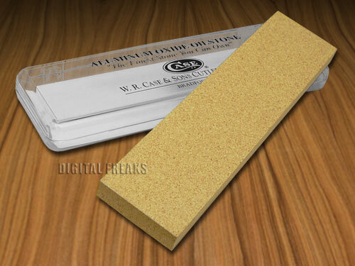 Case xx Aluminum Oxide Oilstone Pocket Knives Knife Sharpening Stone ...