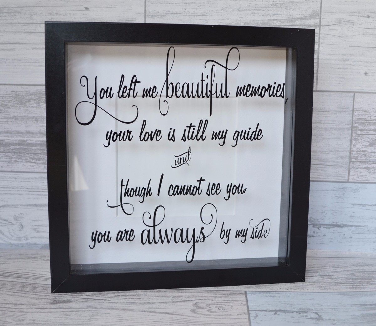 In Loving Memory Shadow Box Wedding Memorial Frame And In Loving