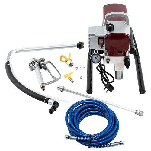 400W 1/2hp High Pressure Airless Wall Paint Spray Gun Sprayer Spraying ...