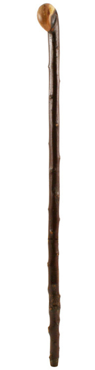 Blackthorn Knob Stick Alpine Ferrule Rustic Natural Walking Staff ...