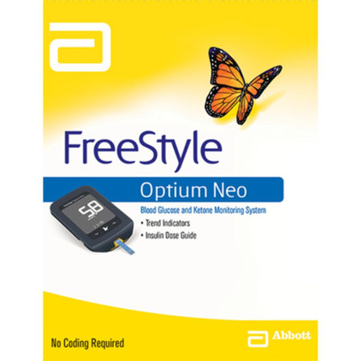 Abbott Freestyle Optium Neo Blood Glucose & Ketone Monitoring System No ...