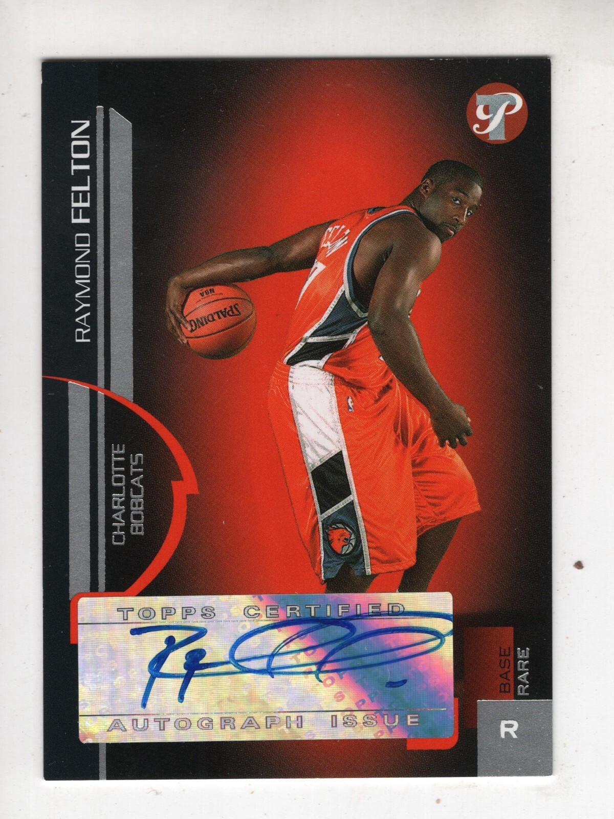 2005-06 Topps Pristine Raymond Felton #192 Rookie Autograph RC! 78/100 ...