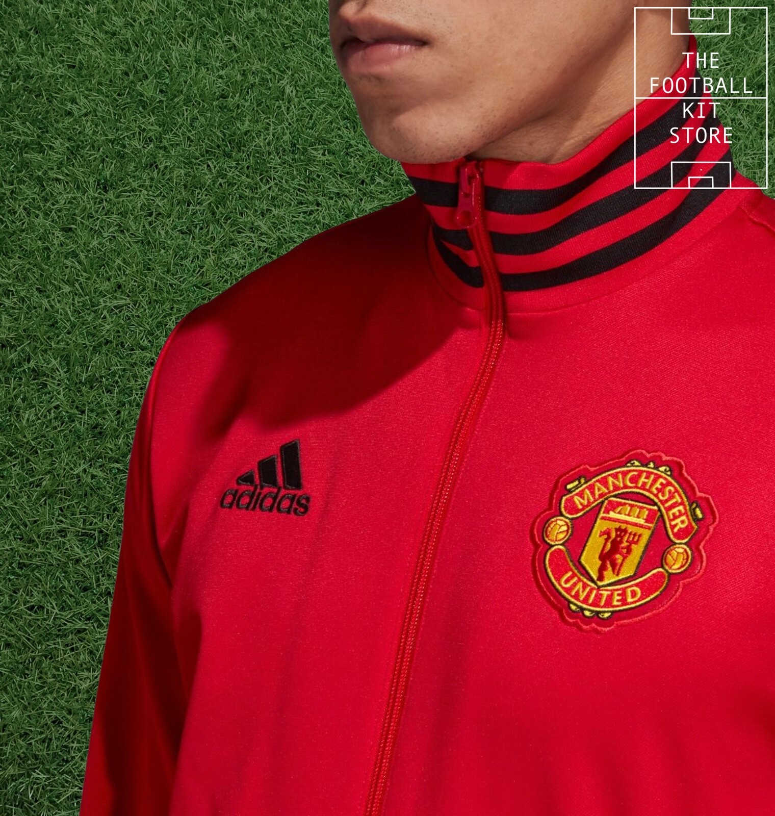 Official adidas Manchester United Track Top Mens - 3 Stripe Man Utd ...
