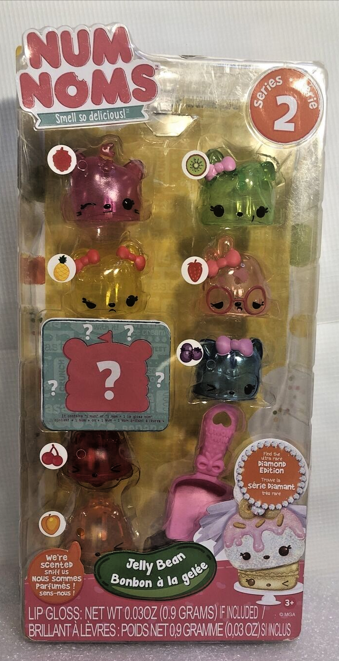 Num Noms Series 2 Jelly Bean Scented 8 Pack Find the Exclusive Diamond ...