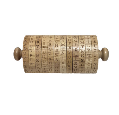 Wooden Secret Decoder Cypher Wheel Puzzle 6" | eBay