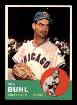 1963 Topps #175 Bob Buhl EXMT+ X3136498 | eBay