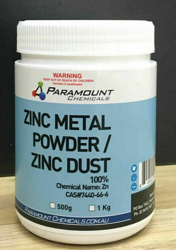 Zinc Metal Powder/Zinc Dust 5 Micron 500 GrPure 100% Local Brand FREE ...