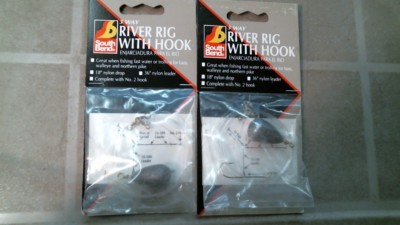 South Bend 3-Way River Rig with Hook, WRR-2, Lot of 2, FREE SHIPPING | eBay