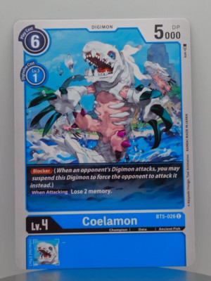 Coelamon - Battle of Omni - BT5-026 - Digimon | eBay