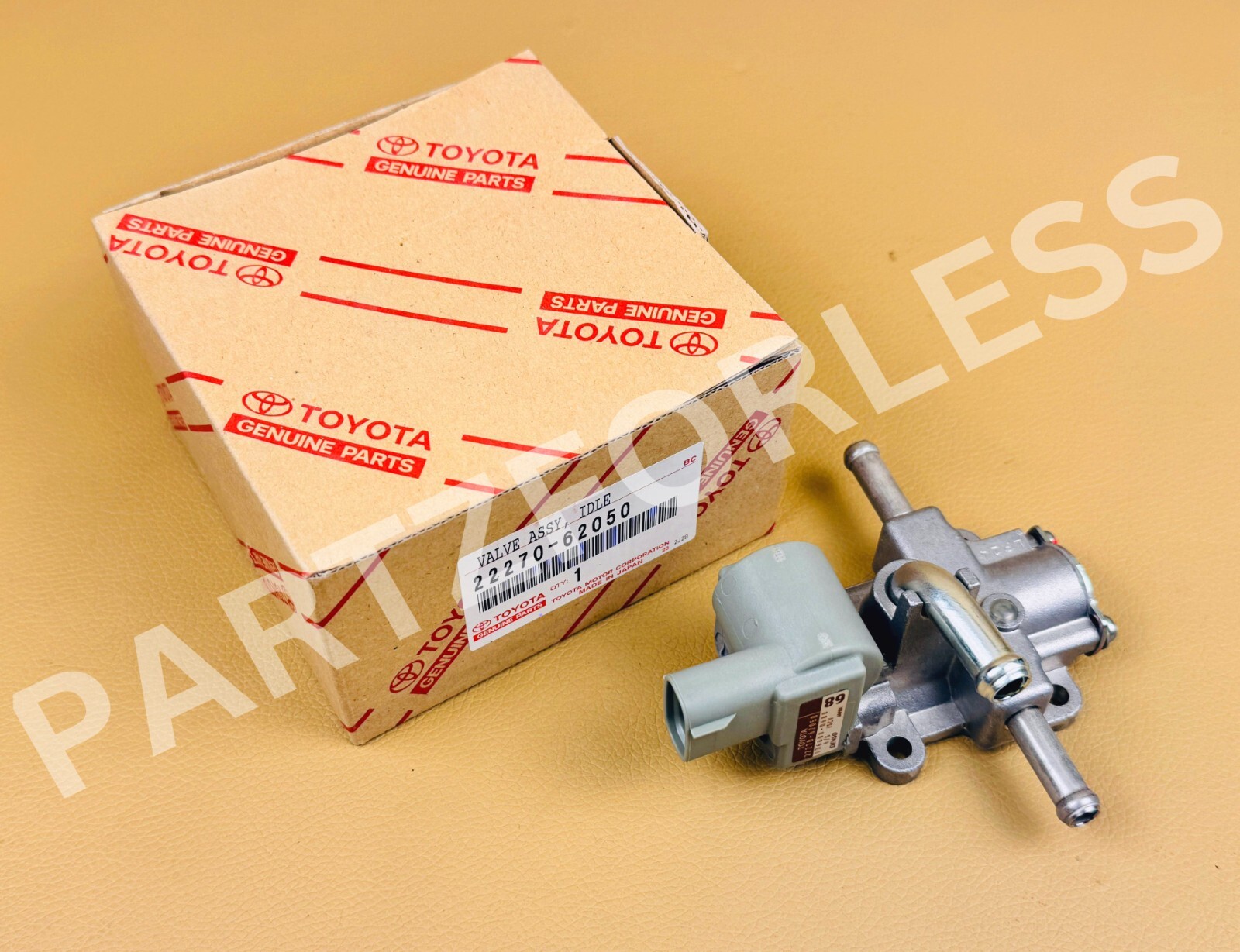 22270-62050 TOYOTA GENUINE VALVE ASSY IDLE SPEED CONTROL FOR THLOTTLE ...