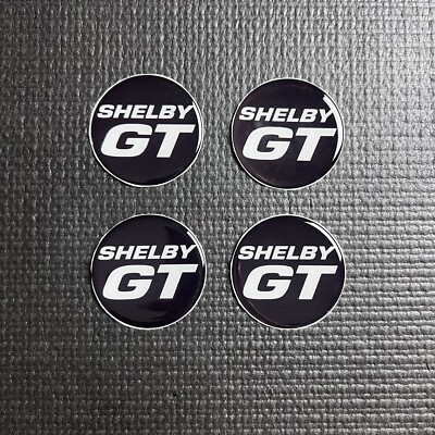 Shelby GT Wheel Center Cap Covers Set Ford Mustang Super Snake Cobra ...