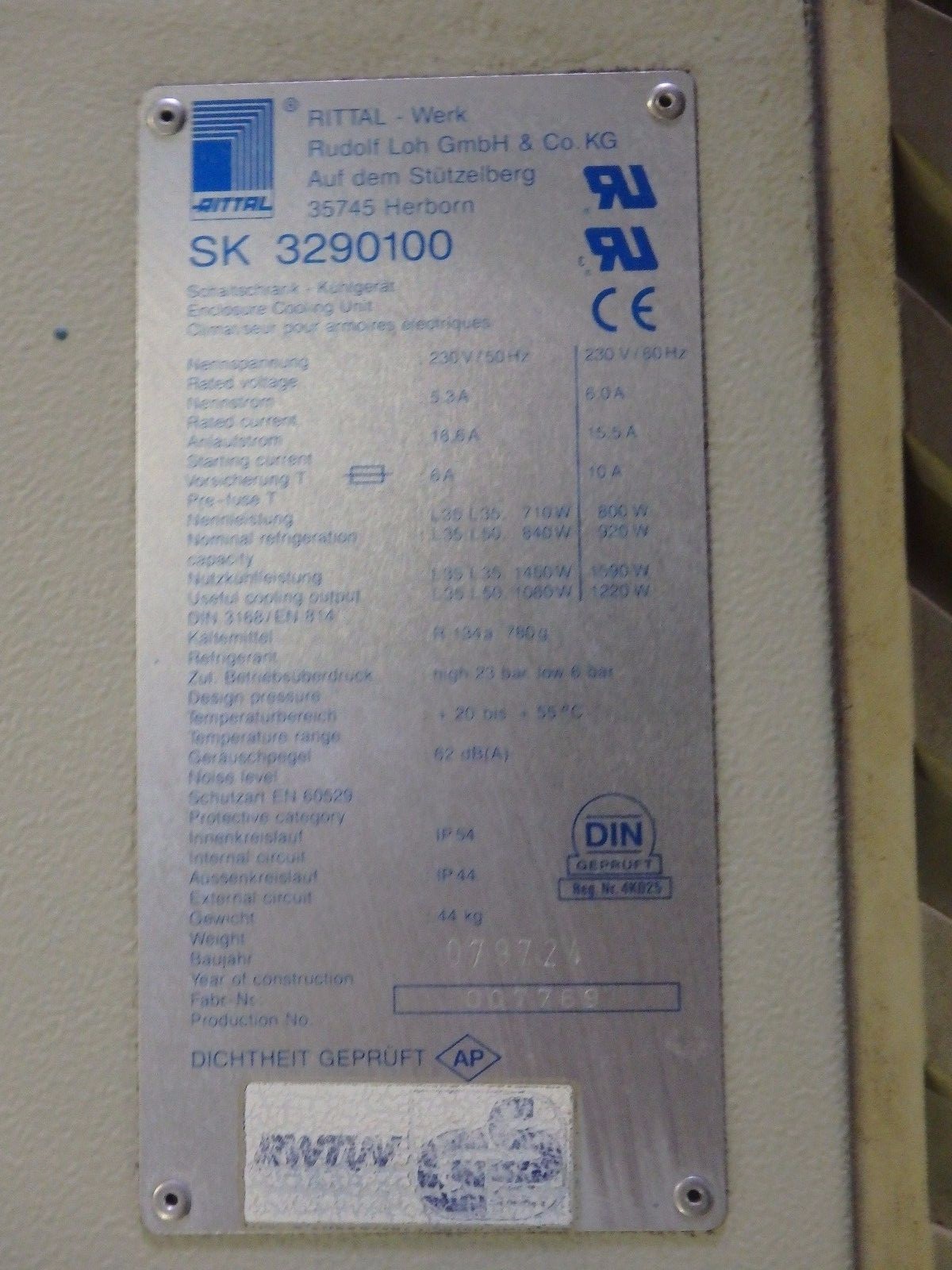 Rittal - Werk Enclosure Cooling Unit SK 3290100 SK3290100 230v for sale ...