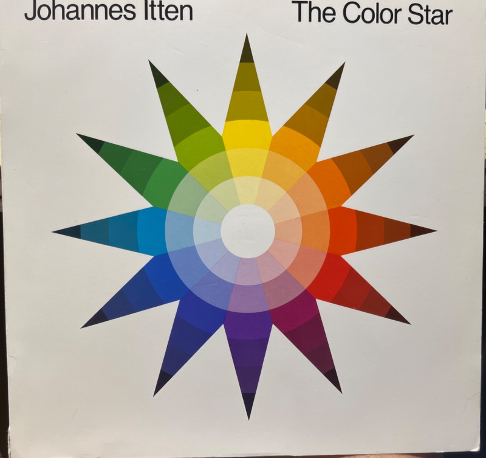 The Color Star by Johannes Itten (pb 1986 Theory of Colors for artists ...