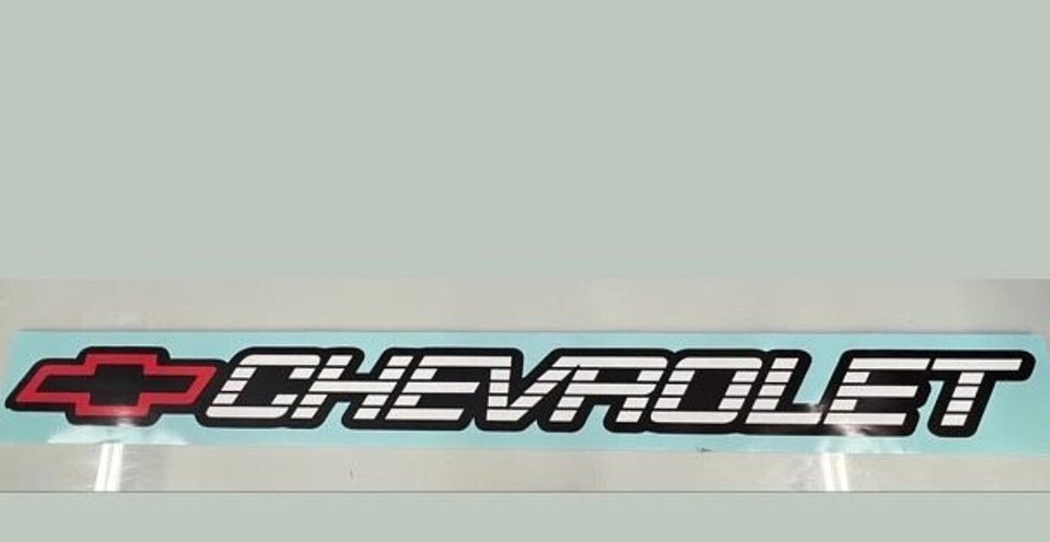Chevrolet Windshield Tailgate Sticker Decal 48x5 | eBay