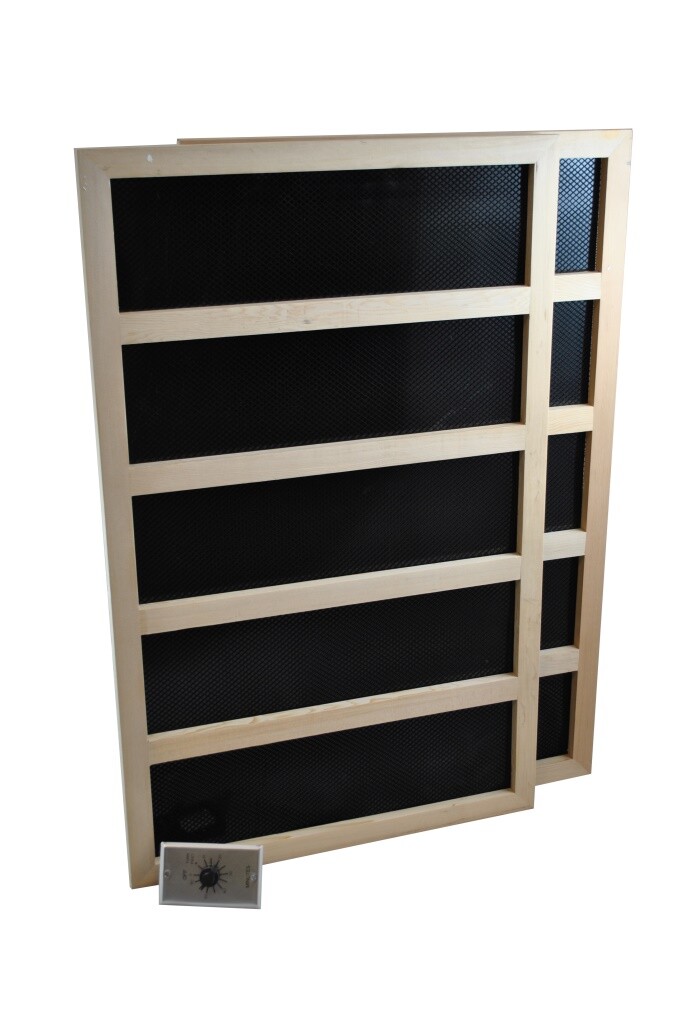 Infrared Sauna Heater Package with Mechanical Timer - 600 WATT-240VAC ...