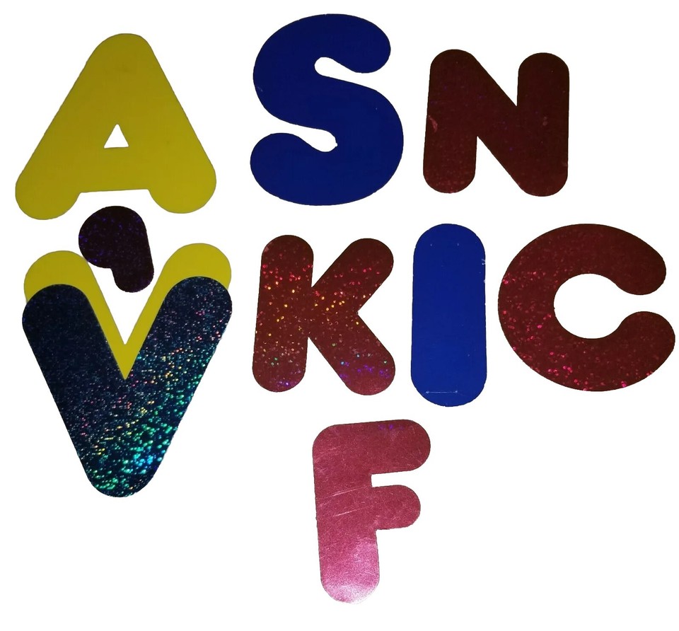 Magnetic & Cut Out Letters for School Boards Or Crafts. Refrigerators ...