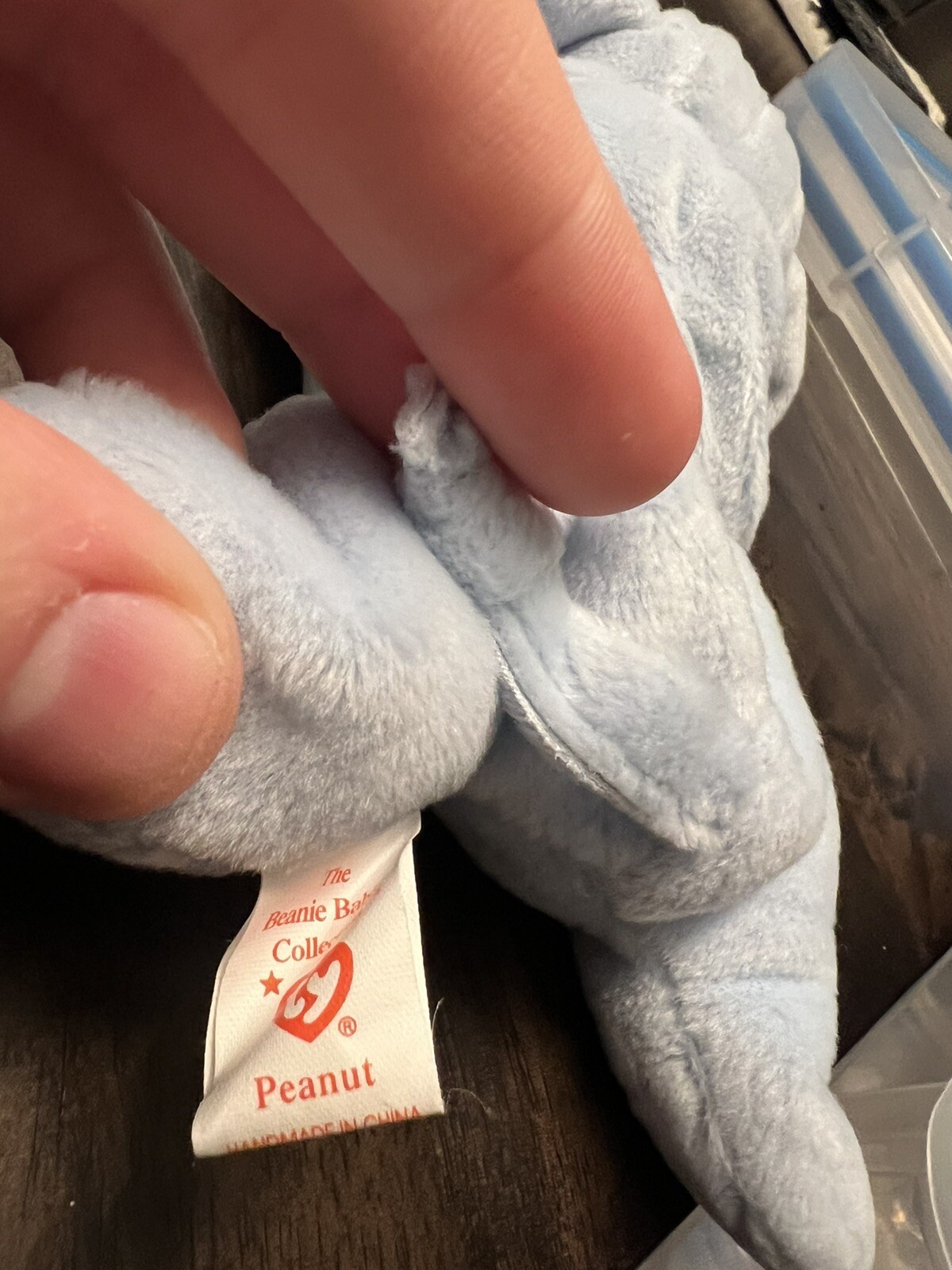 Ty Beanie Babies Peanut The Elephant - Light Blue for sale online | eBay