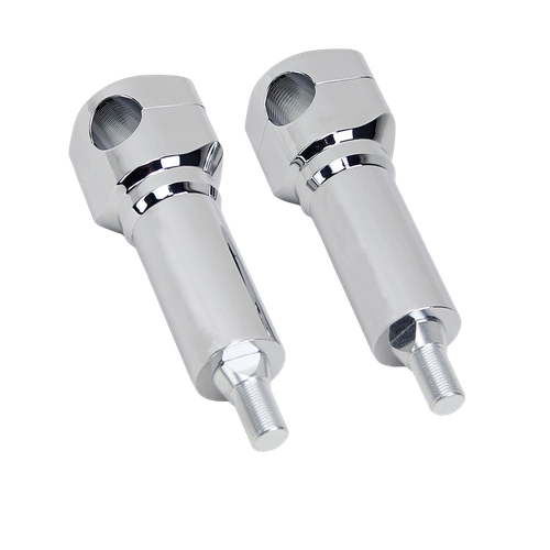 1.0" Handlebar Chrome Risers Kit for Harley Softail Springer FXSTS ...