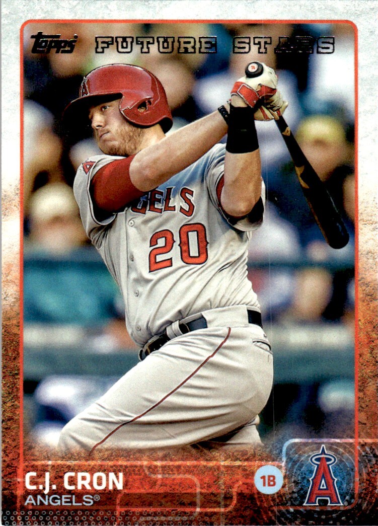 2015 Topps Baseball Card C.J. Cron Los Angeles Angels #151 | eBay