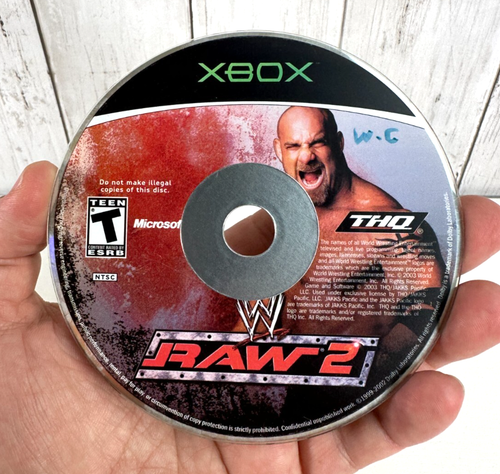 Microsoft Xbox WWE Raw 2 DISC Only Tested/Working | eBay