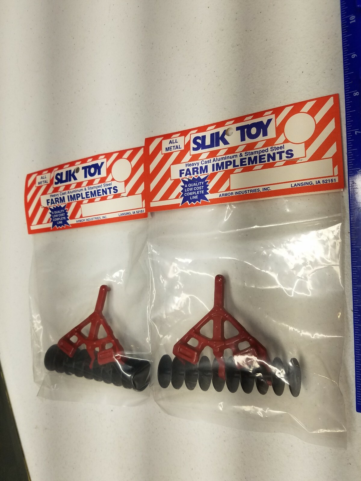 NEW Vintage Slik Toy Metal Farm Implement Disc 8927 New in Package | eBay