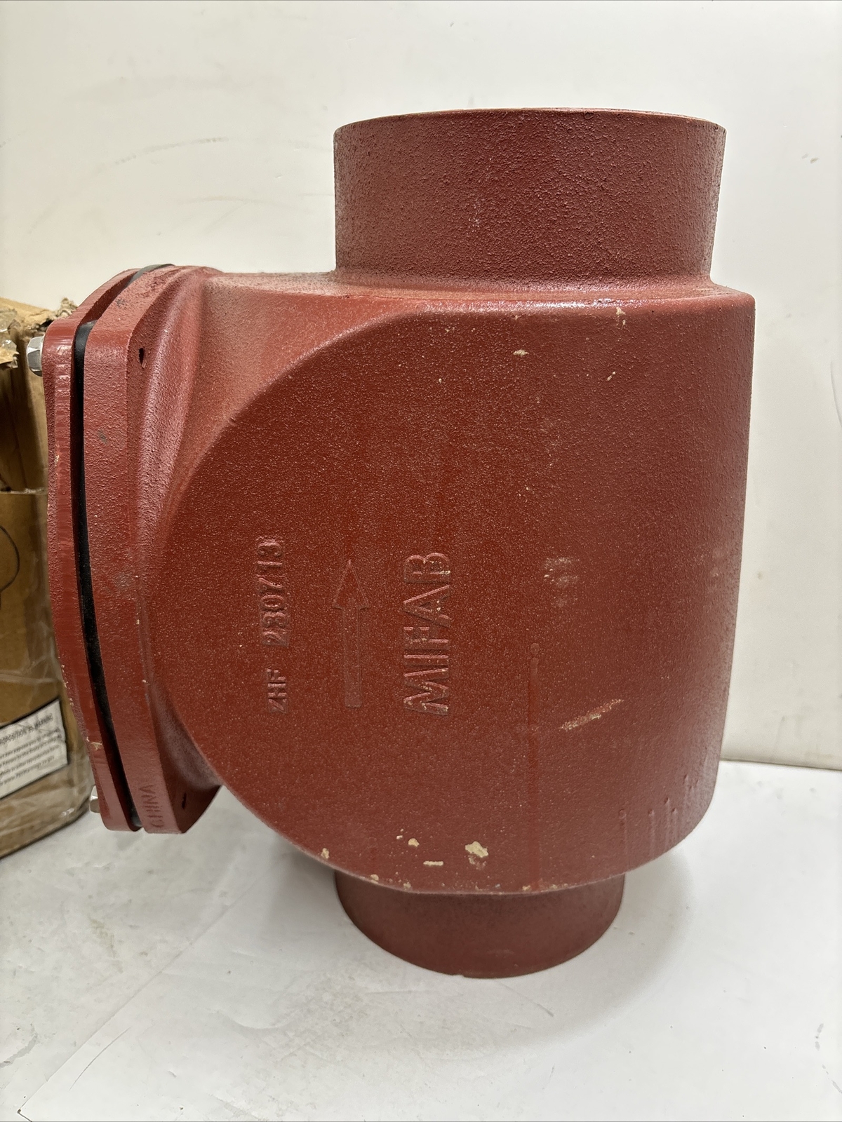 6” Cast Iron Backwater Valve w/ PVC Flapper MIFAB BV1006 New | eBay