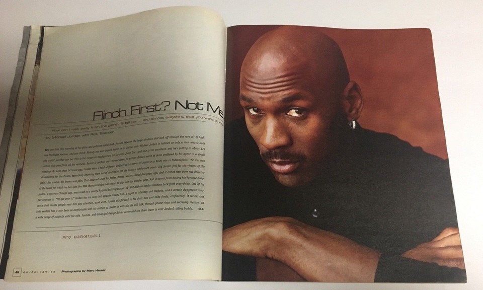 Michael Jordan ESPN Magazine April 6, 1998 As You've Never Heard Him ...