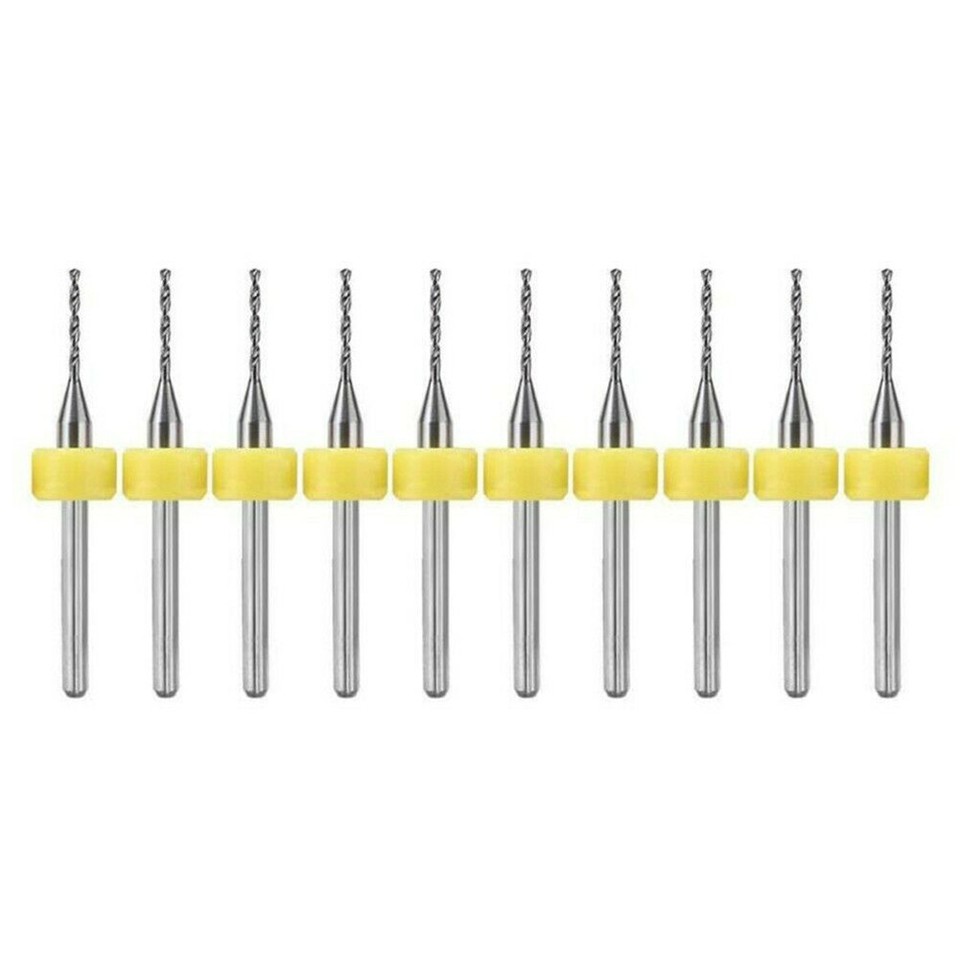 High Performance PCB Drill Bits Set with Carbide Engraving Cutters 10 ...