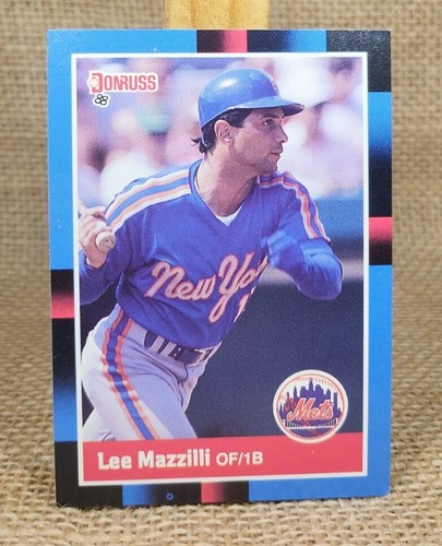 1988 Donruss Lee Mazzilli Short Print SP Baseball Card #614 Mets FREE S ...