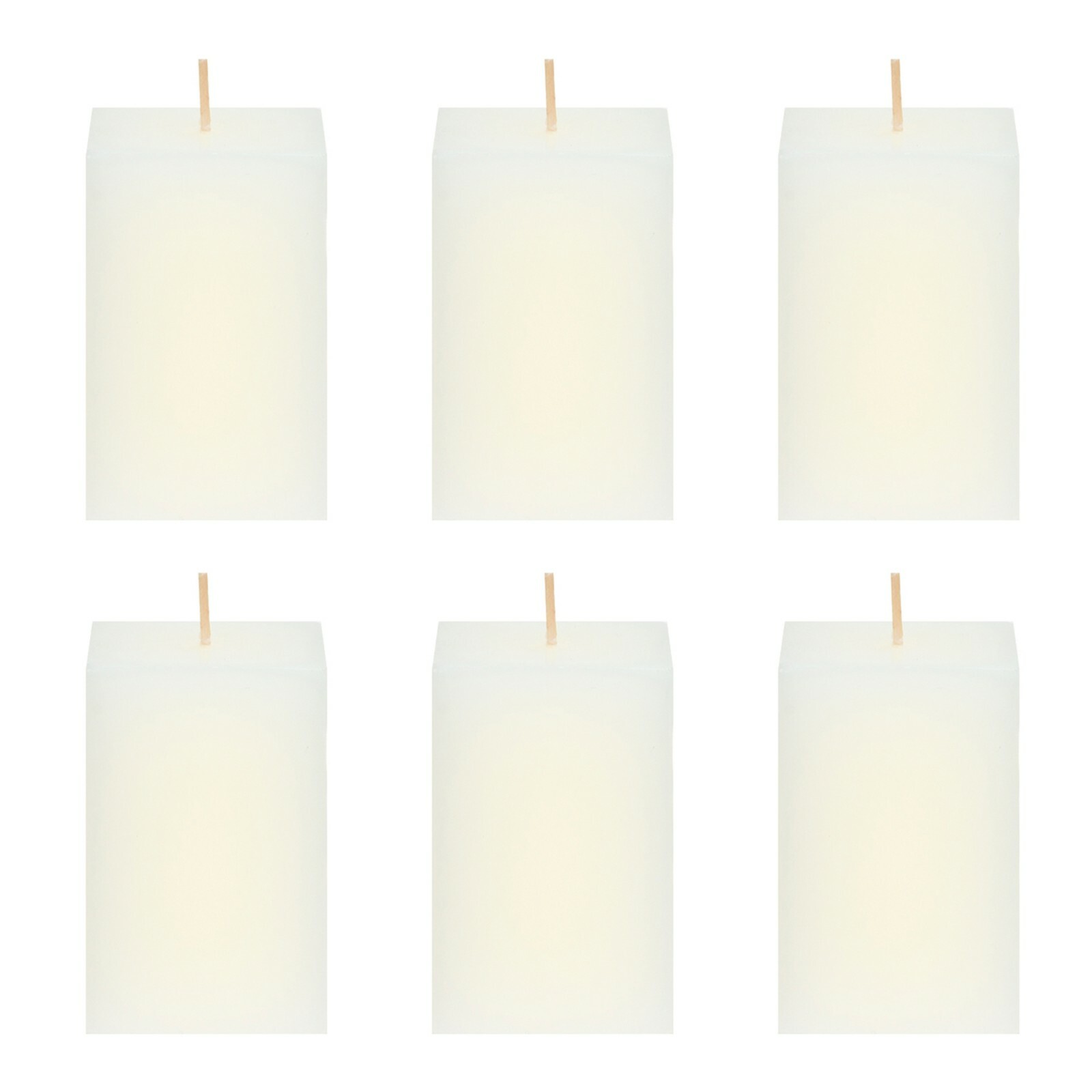 Mega Candles - Unscented 2"x 3" Hand Poured SQR Premium Pillar Candle ...